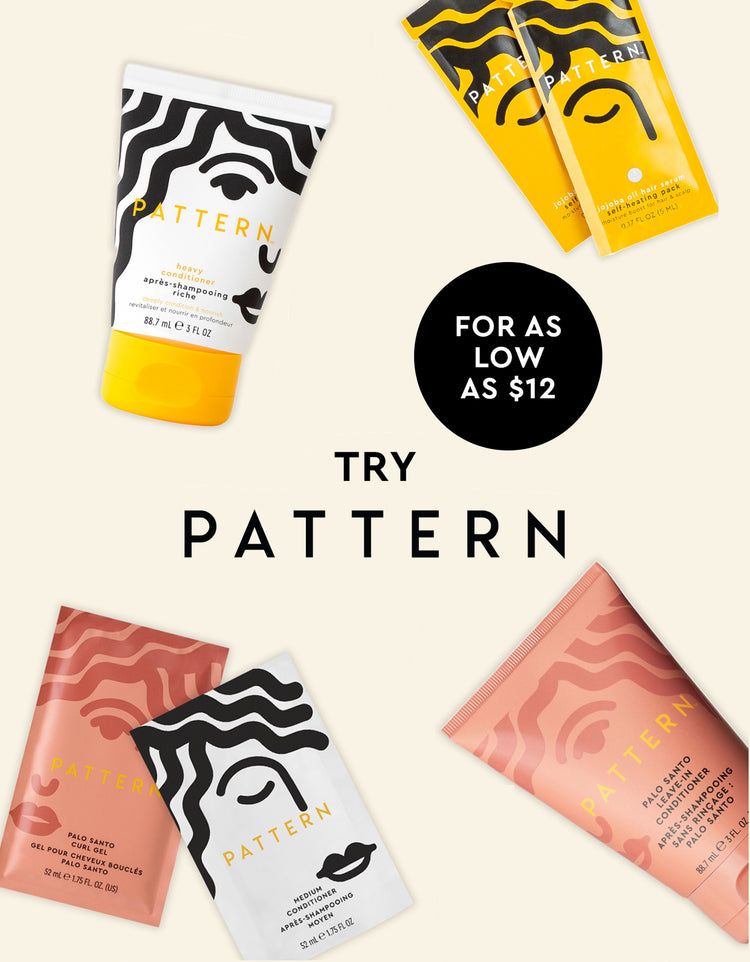 Curly Hair Product Samples: Try Sample Sets | PATTERN Beauty – Pattern ...