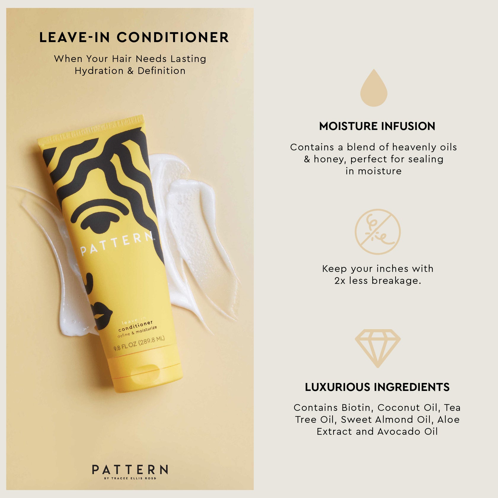Curly Hair Leave-In Conditioner | PATTERN – Pattern Beauty