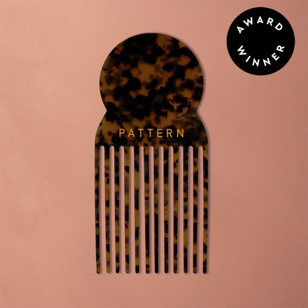 Afro Pick | Tortoise Shell Hair Comb | Pattern Beauty