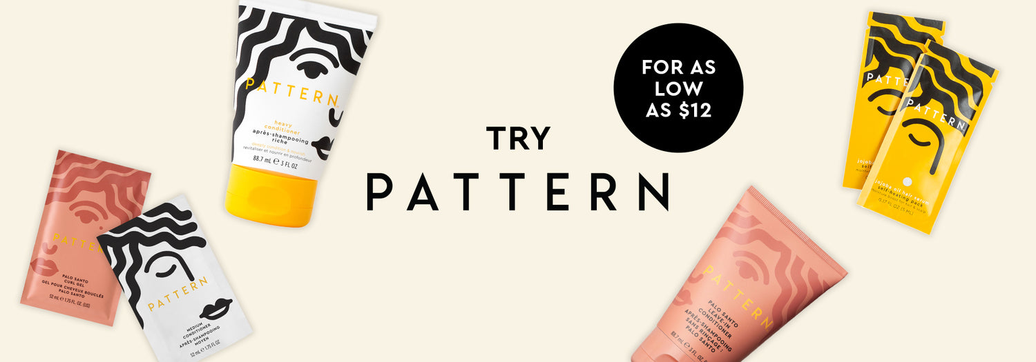 Curly Hair Product Samples: Try Sample Sets | PATTERN Beauty – Pattern ...