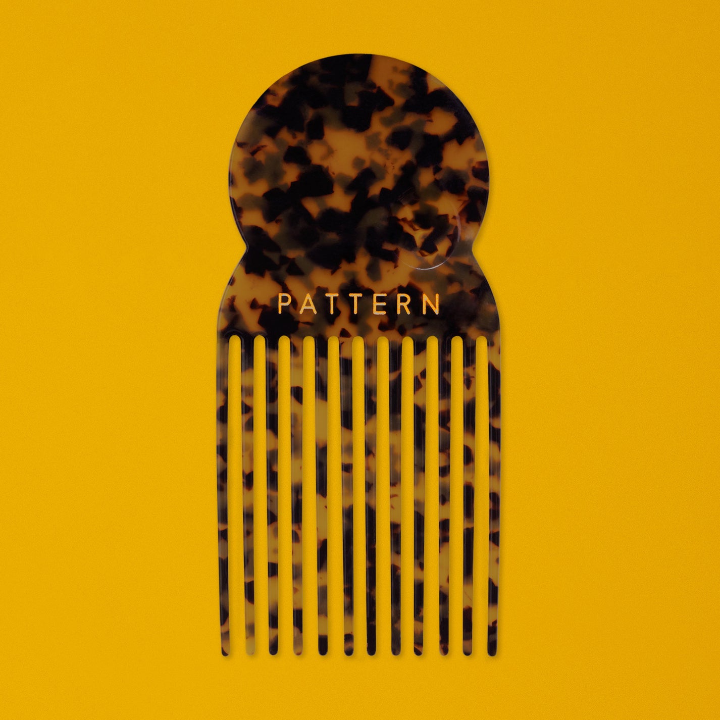 Afro Pick | Tortoise Shell Hair Comb | Pattern Beauty