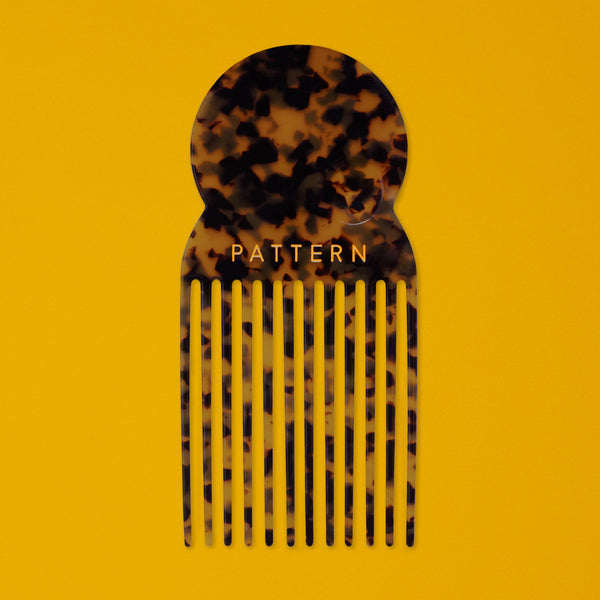 Afro Pick | Tortoise Shell Hair Comb | Pattern Beauty