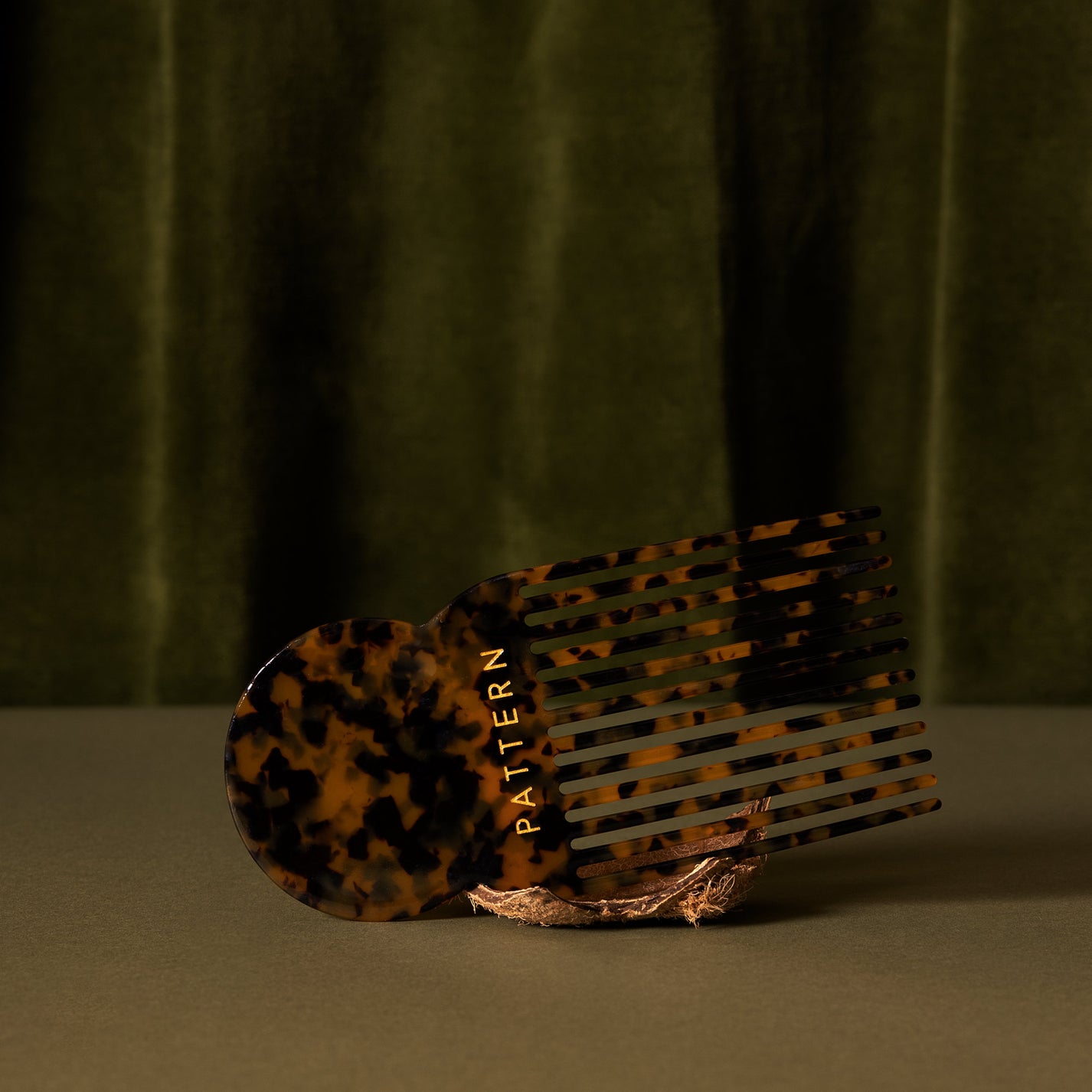 Afro Pick | Tortoise Shell Hair Comb | Pattern Beauty